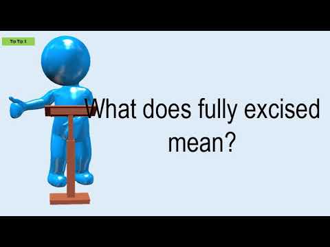What Does Fully Excised Mean?