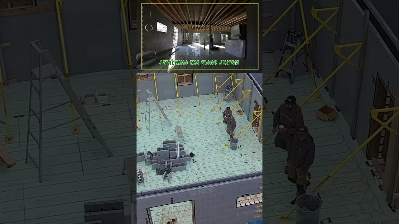 ICF to LVL Details #icfconstruction #icf #customhome #construction