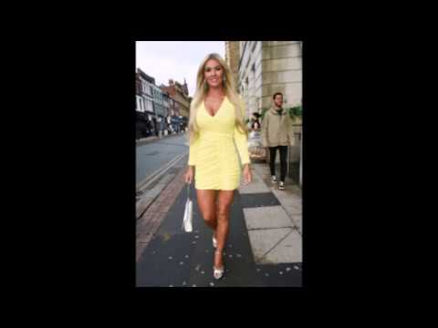 Christine McGuinness in Yellow Dress – Out in Cheshire