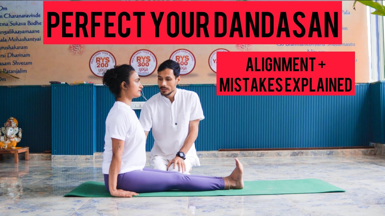 Dandasana (Staff Pose) Yoga Tutorial | Benefits, Alignment & Common Mistakes Explained Step-by-Step