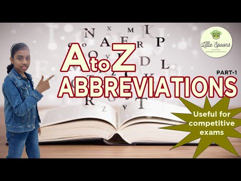 Important A to Z Abbreviations | Part 1 | Devs' Little Spoons