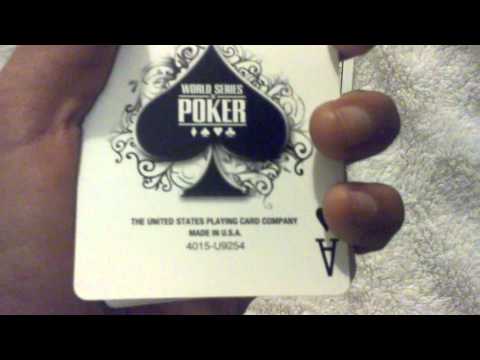 Deck review- Bicycle world series of poker deck