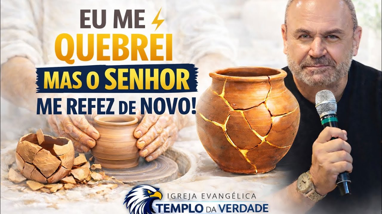 Como um vaso nas mãos do oleiro.