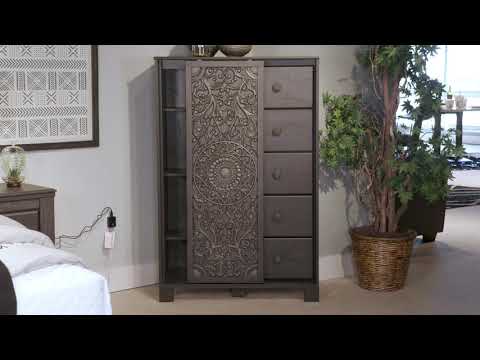 Paxberry Black Dressing Chest from Signature Design by Ashley
