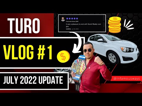 Turo Vlog #1 | July 2022 Update: Chevy Spark & Chevy Sonic