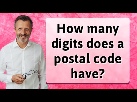 How many digits does a postal code have?