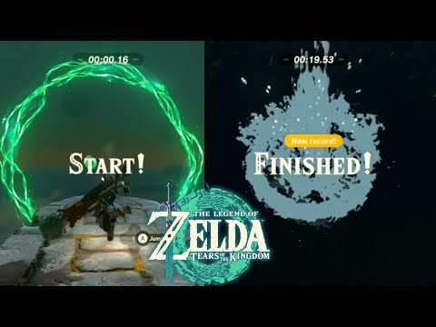 How to beat the Courage Island Dive Ceremony in under 20 seconds | Zelda: Tears of The Kingdom