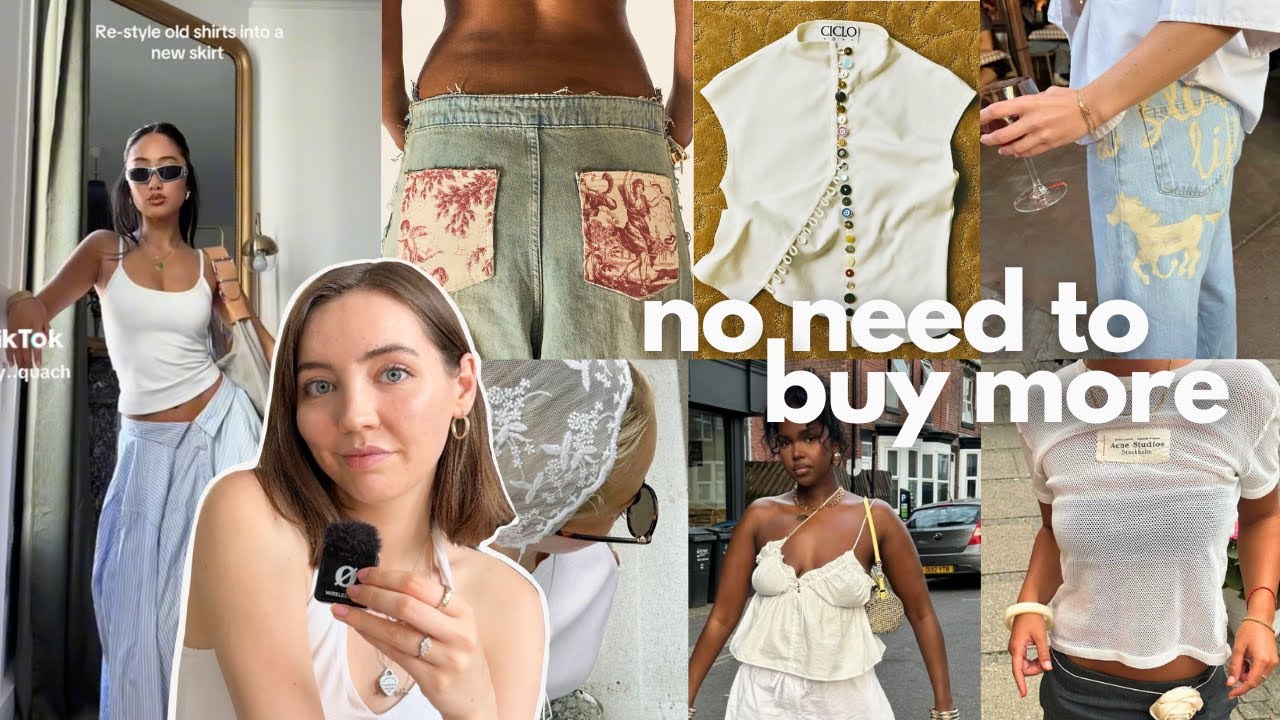 tons of upcycling / styling inspo to refresh ur wardrobe :)))
