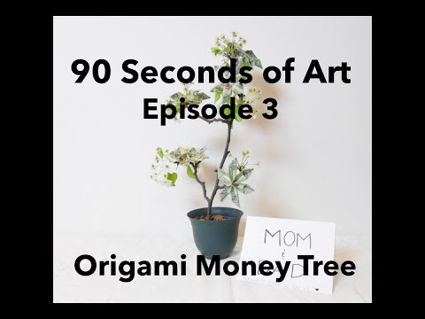 Money Tree: Origami Money Flowers - Gift Idea