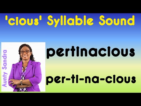 The 'cious' Syllable Sound | Words in Syllables | Tricky Sound | Phonics | Learn to Read and Spell