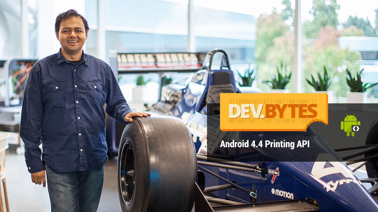 DevBytes: Android 4.4 KitKat Printing API