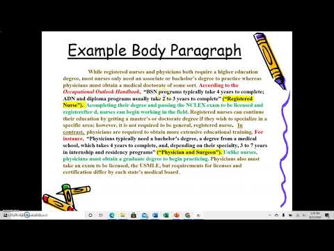 Career Comparison Essay Overview Power Point