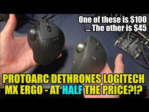 ProtoArc EM01NL Ergonomic Trackball - An MX Ergo at HALF the Price!