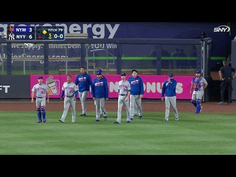 NYM@NYY: Matz plunks Teixeira, benches empty