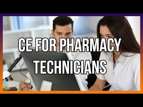CE For Pharmacy Technicians