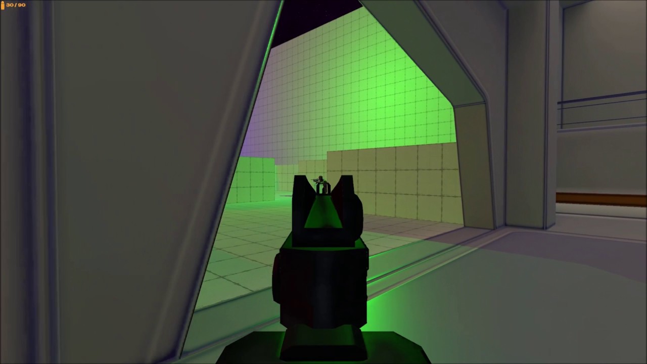 HYPERBREACH FPS prototype gameplay