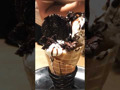 Trying desserts at Hocco Eatery in India! β’ The Rabbit Hole | #shorts