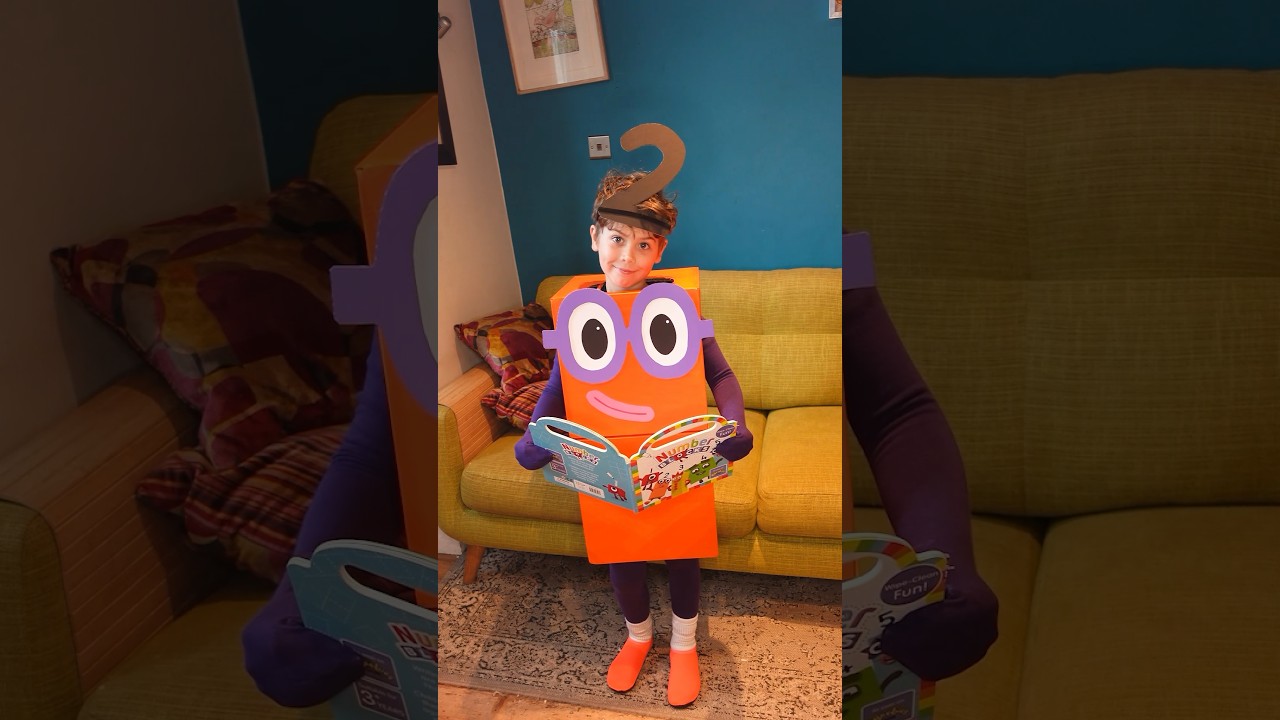 Build Numberblock Two! 🟠 Cartoon Maths fun for Kids | Learn to Count #shorts