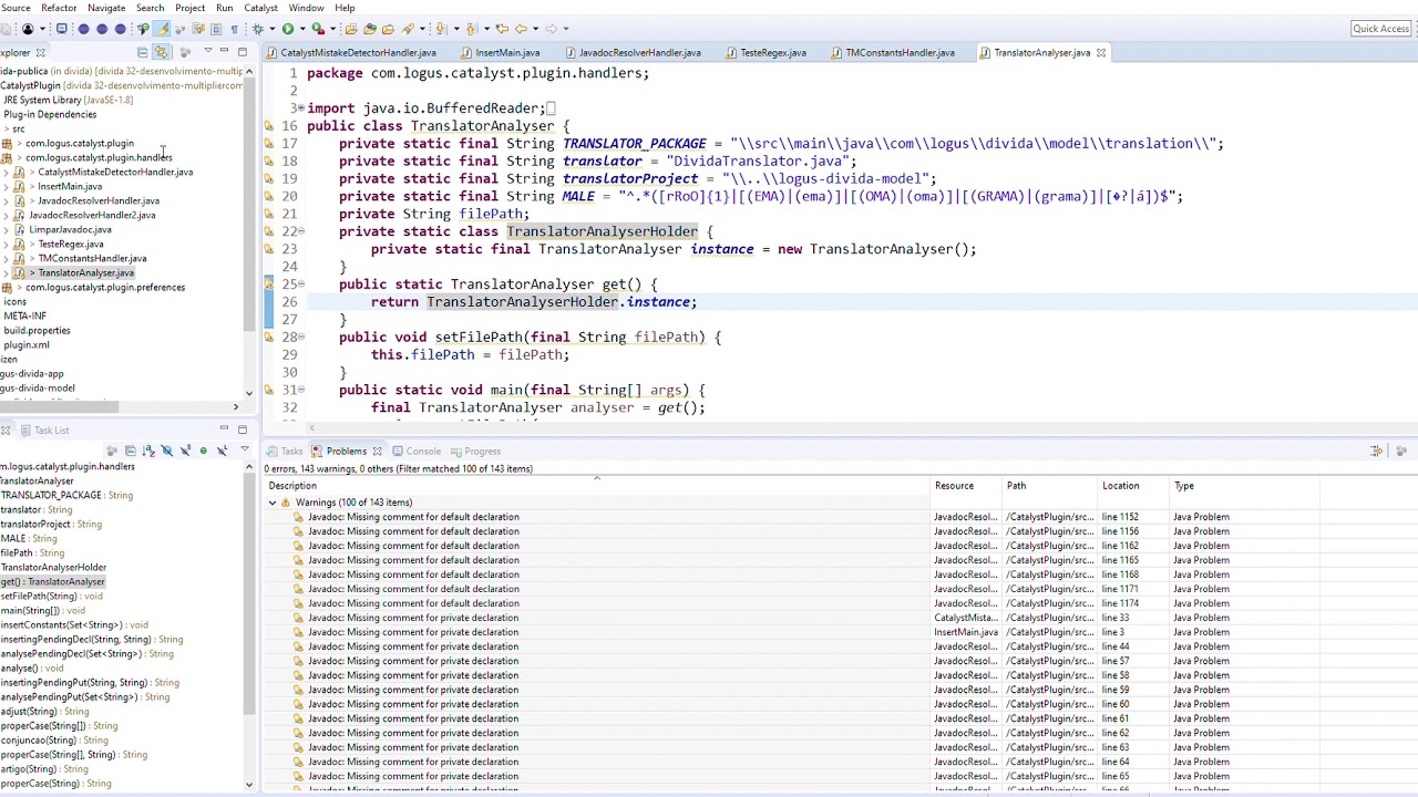 Eclipse Plugin Resolving Javadoc Markers in the Problems Tab - Eclipse Platform 2020 06 02 10 4