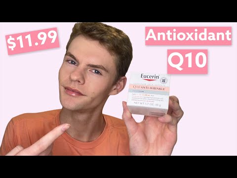 Eucerin Q10 Anti-Wrinkle Face Cream Review | Antioxidant Facial Moisturizer #Eucerin #Q10
