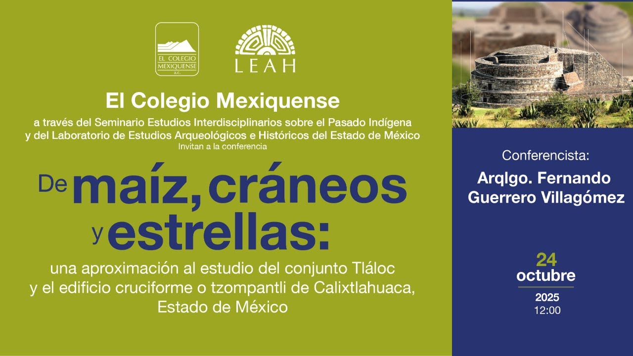 Conferencia. De maíz, cráneos y estrellas.