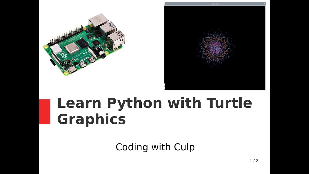 Intro to Python 3 through Turtle Graphics