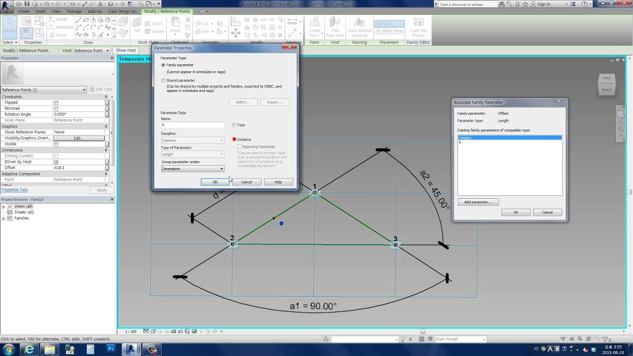 Revit Tips - 3Points Circle Pattern