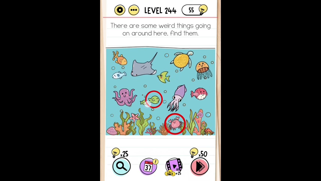 Brain test level 244 | level 244 solution | Solve the puzzle | Puzzles | Riddles