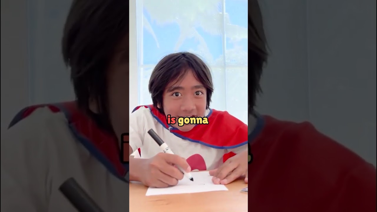 Ryan Makes His Own Comic Book!