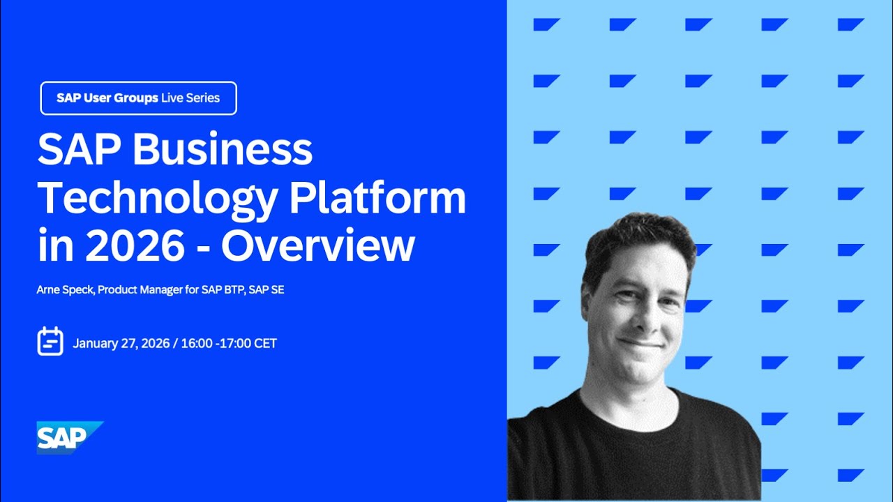 SAP Business Technology Platform in 2026 - Overview ✨
