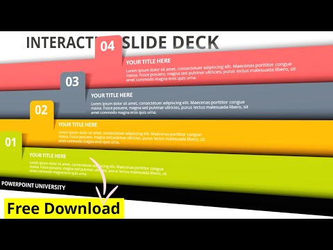 Create an Interactive Slide Deck in PowerPoint | Free Slide Deck | PowerPoint University
