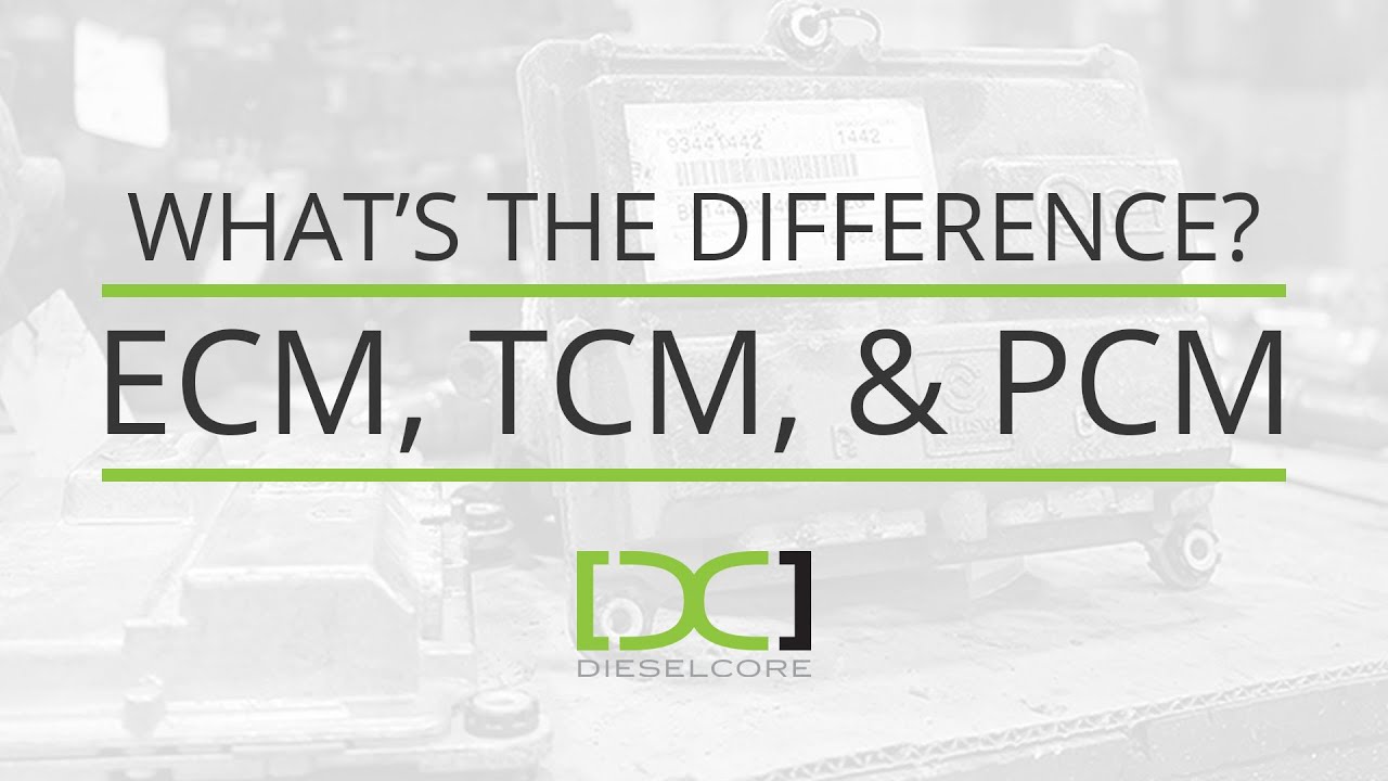 What's the difference between an ECM, TCM, and PCM?