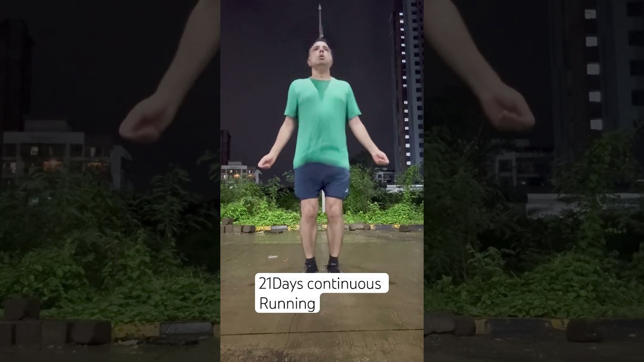 21Days continuous running #100 Days running challenge #Lalit Sharma