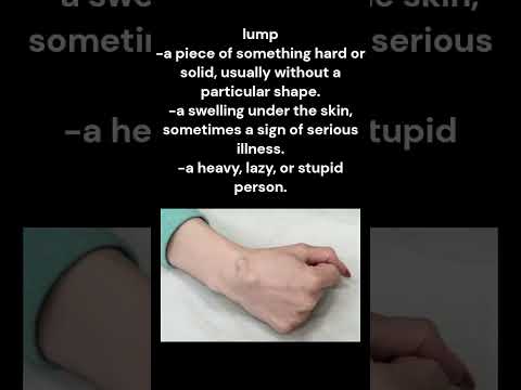 lump meaning and pronunciation-lump definition and pronunciation