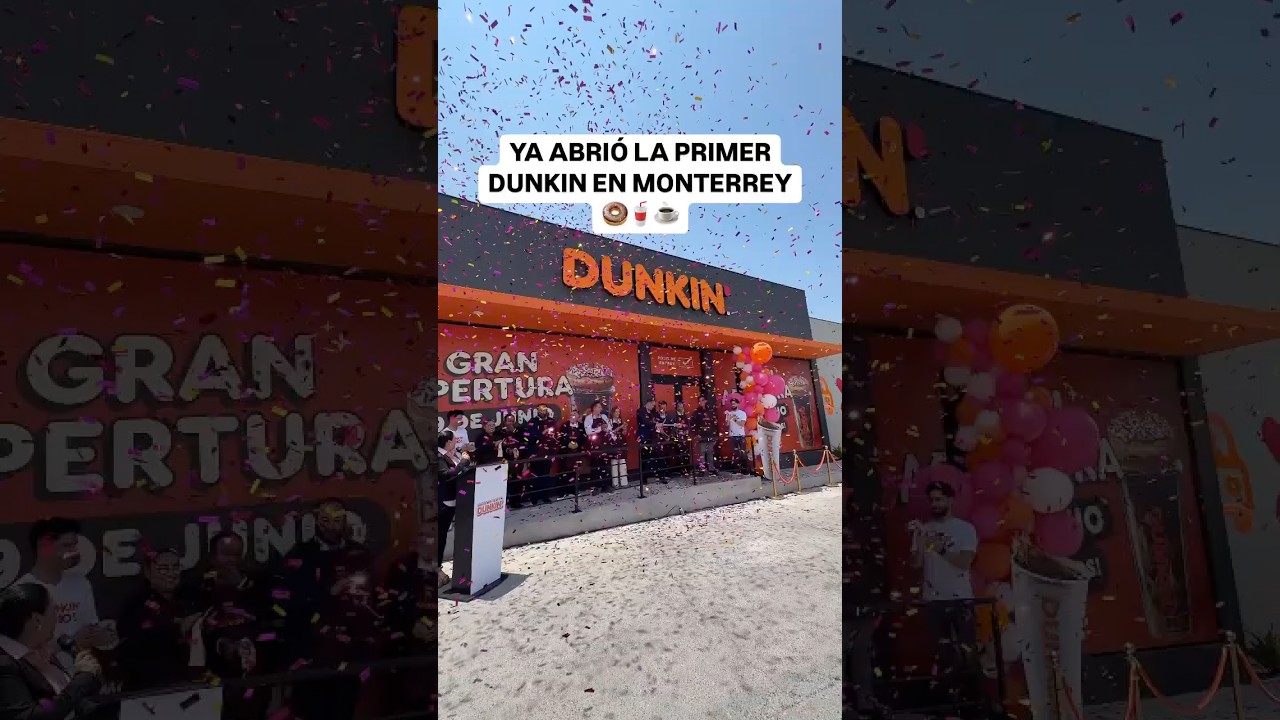 YA ABRIÓ EL PRIMER DUNKIN EN MONTERREY 🍩☕️ #mty #cafe #comida #mexicanfoodblogger