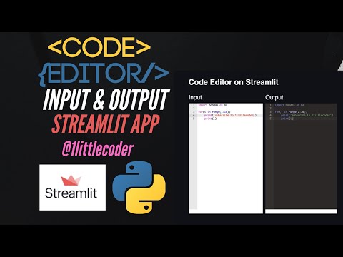 Create Code Editor With Streamlit – warrenteer