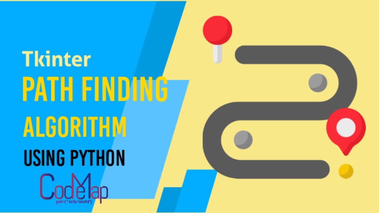 Python Project - Path finding simulation using Dijkastra's algorithm | Tkinter | python