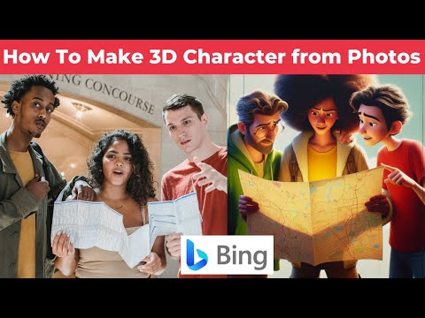 I turned myself into a Disney / Pixar Character - Bing Image Creator - Image to Image Tutorial