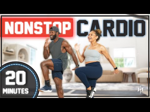 20 Minute Full Body Nonstop Cardio Workout [All Standing/ No Equipment]