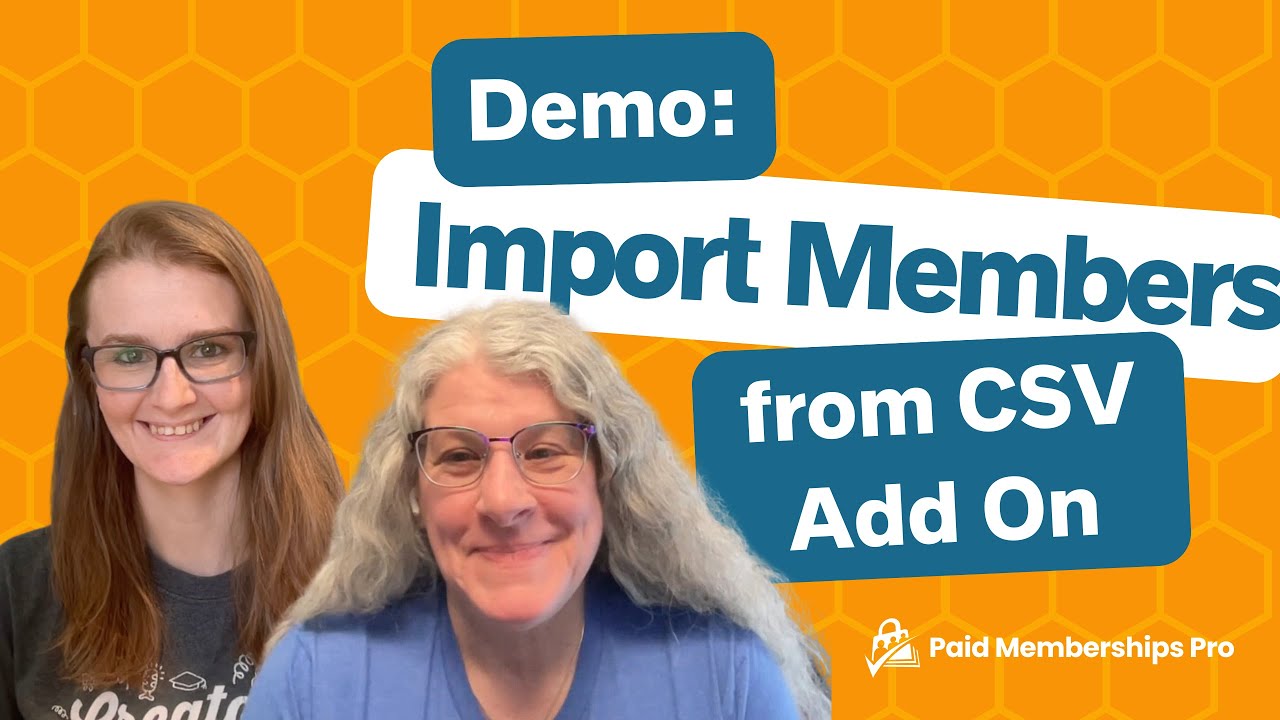 Import Members from CSV Add On Demo