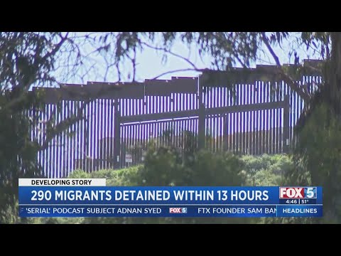 290 migrants detained within 13-hour period: CBP