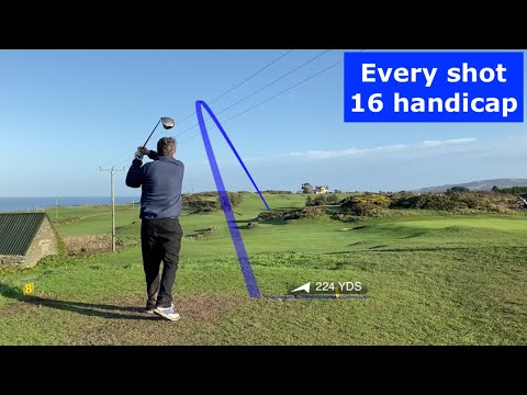 Every Shot of a 16 Handicap Golfer's Round (Bull Bay GC)