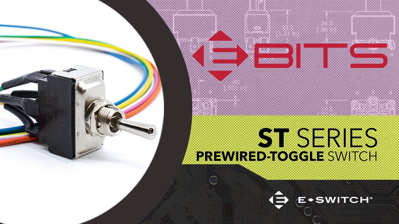 E-Switch E-Bits: Prewired ST Series Toggle Switches