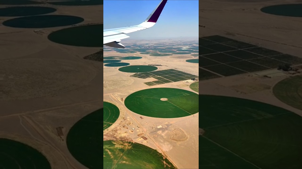 Saudi used center pivot technology for agriculture which is now at risk