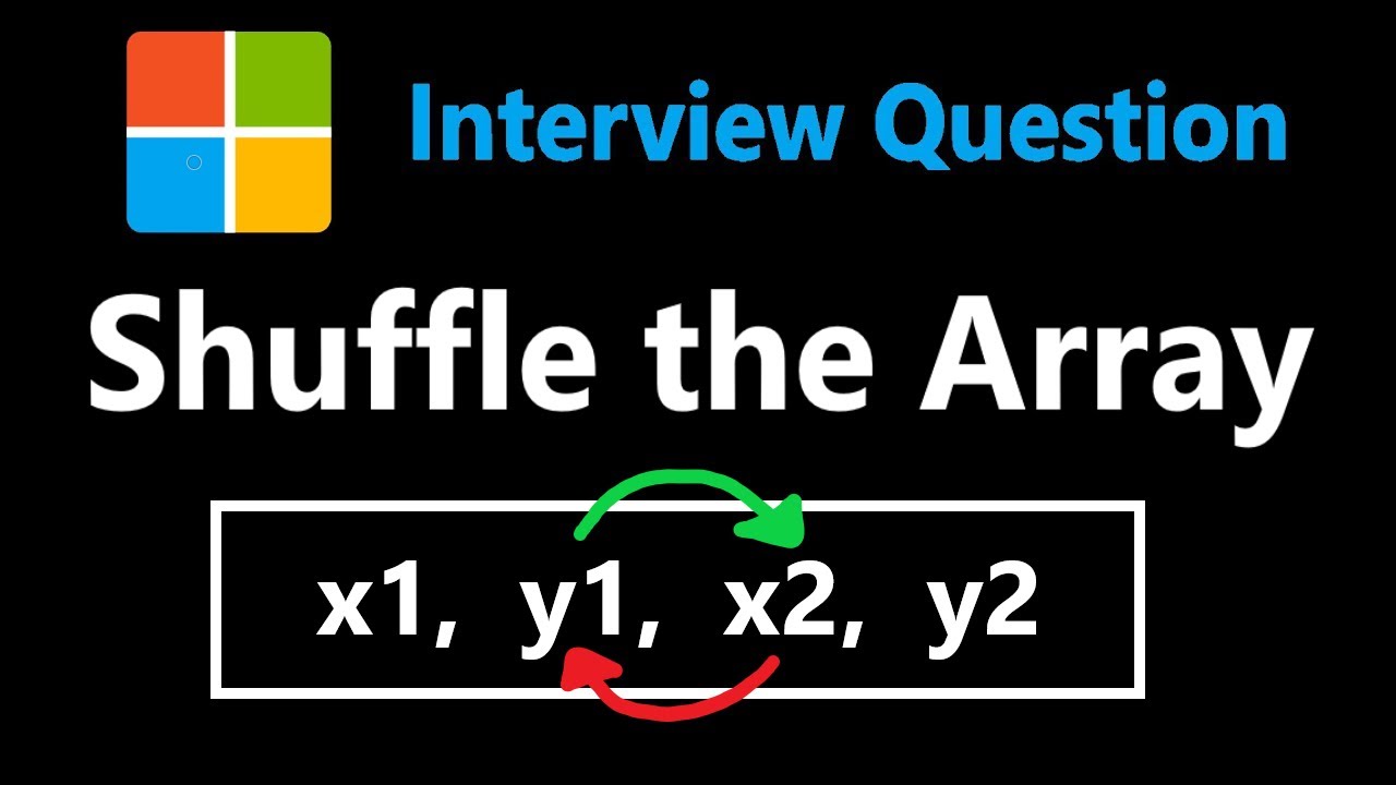 Shuffle the Array (Constant Space) - Leetcode 1470 - Python