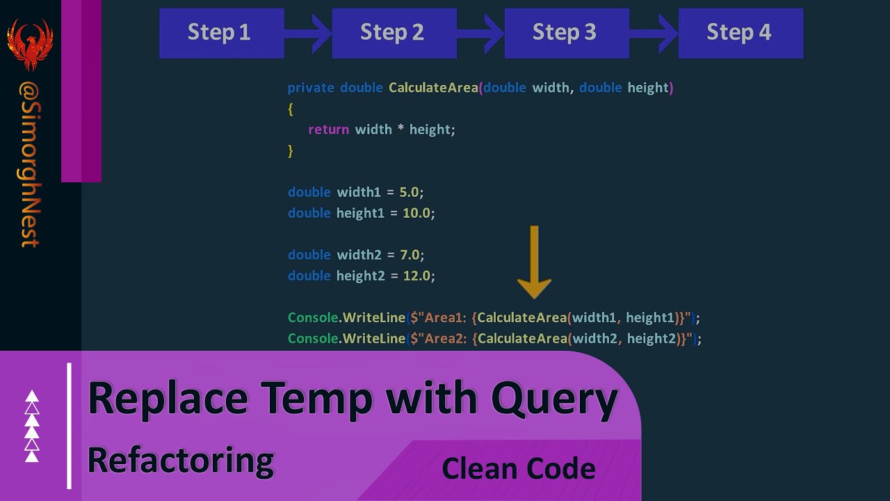 Clean Code - Refactoring - Replace Temp with Query
