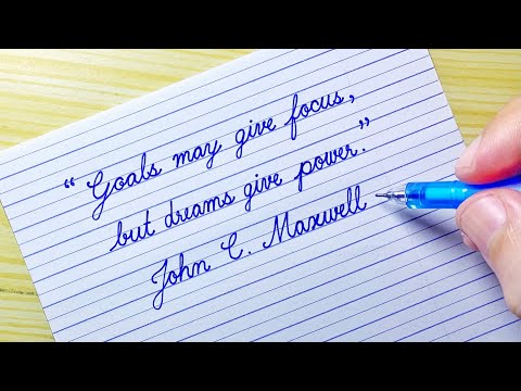 Real Quotes by John C. Maxwell | Super clean handwriting |Beautiful English cursive handwriting EP96