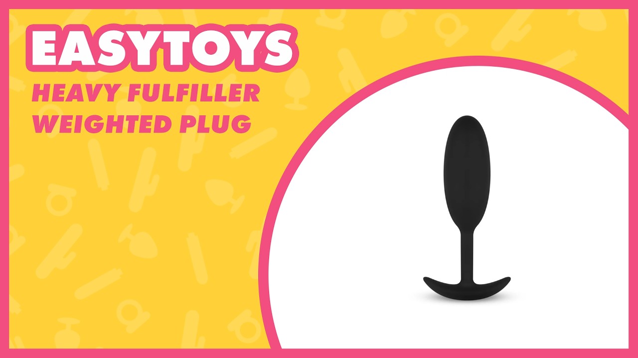 💣 EasyToys Heavy Fulfiller Weighted Butt Plug Review 💗 EasyToys