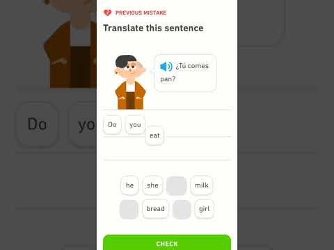 Duolingo Spanish Lesson 1. | Part 1