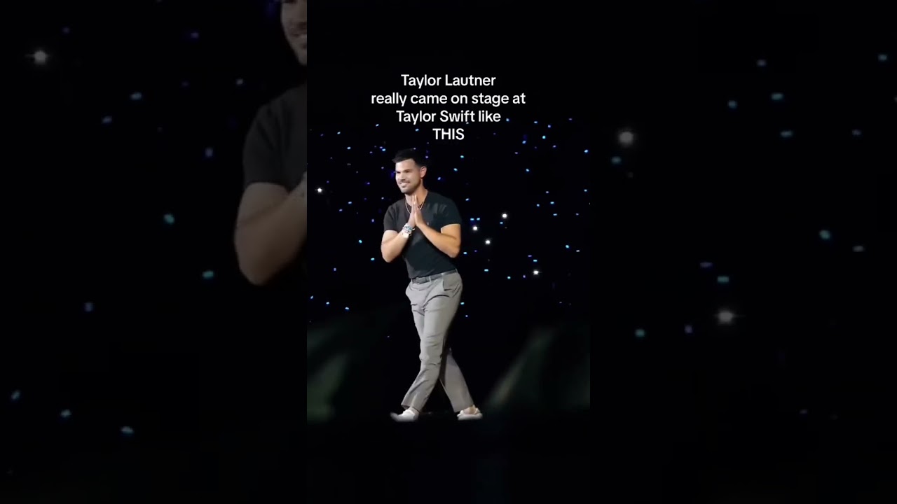 Taylor Lautner made an ENTRANCE at a Taylor Swift concert 🤯: Barstool Backstage